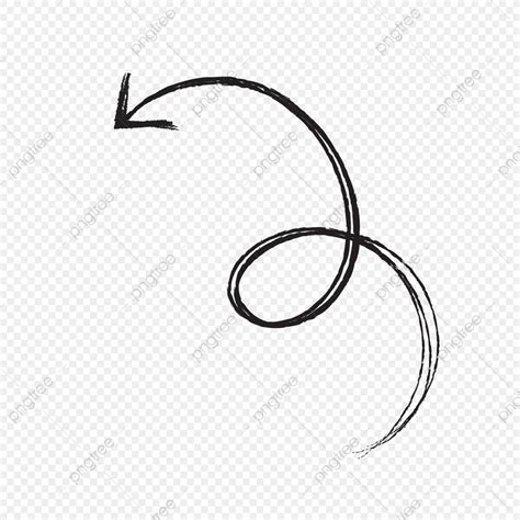 곱슬 화살표 비어 있는 선의 선 Png 일러스트 및 벡터 에 대한 무료 다운로드 Pngtree 손 화살 클립 아트