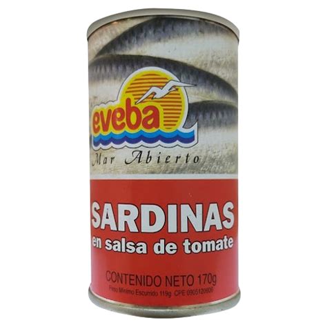 SARDINAS EN TOMATE EVEBA 170gr Mayor Hermanos Daza