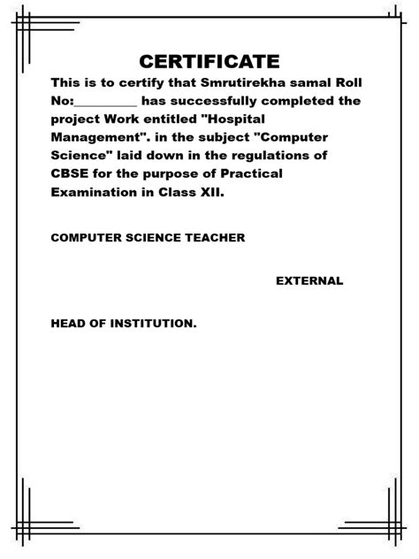Certificate Cs Pdf