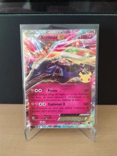 CARTE POKÉMON XERNEAS EX Epée Bouclier Célébrations e