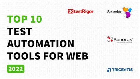 Top Test Automation Tools For Web Test Automation Tools