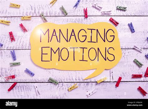 Inspiration Showing Sign Managing Emotionscontrolling Feelings In