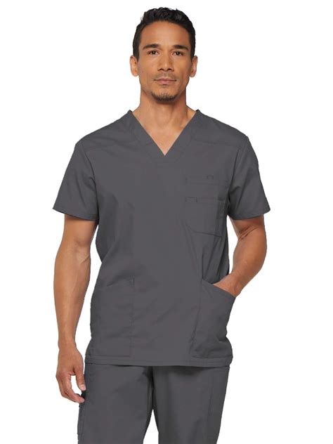 Dickies Mens Eds Signature V Neck Scrub Top