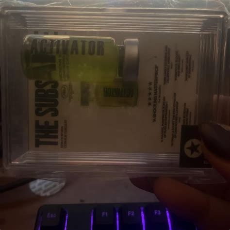 The Substance Activator Serum Vial Bottle With Display Collectable Box