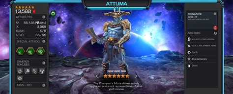 Attuma Description — Marvel Contest Of Champions