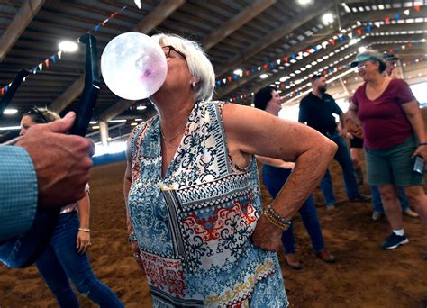 Annual Fair Bubble Gum Contest A Sticky Blowout