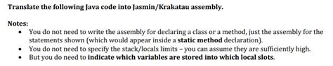 Translate The Following Java Code Into Chegg
