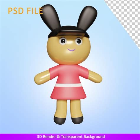 Premium Psd 3d Render Illustration Character