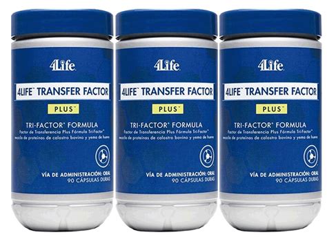 3 Frascos Transfer Factor Plus De 4life 90 Capsulas Envio Gratis A Todo Ecuador