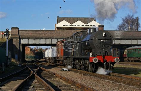 The Transport Library Ex LMS 4f 44422 Gets Underway With A Train Of Empty Mineral Wagons