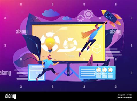 Agile Project Management Concept Vector Illustration Stock Vector Image