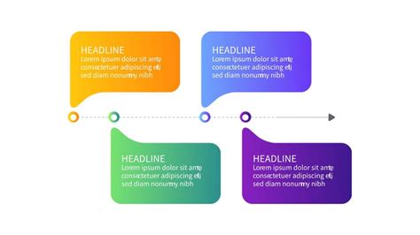 Group Of Colorful Speech Bubbles With Arrows Google Slide Theme And Powerpoint Template Slidedocs
