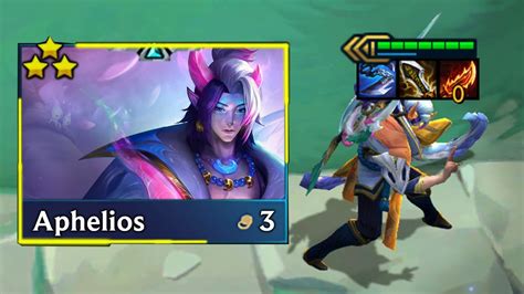 Aphelios ⭐⭐⭐ Seems Like The Strongest 3 Cost Champion Tft Set 11