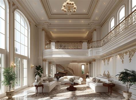 A Lavish Interior Design With Ample Space Premium Ai Generated Image