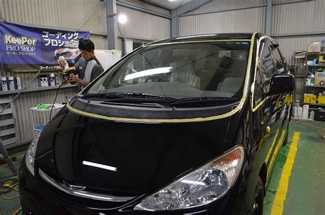 黒い車は磨いてなんぼ！こんな黒さが欲しかったんです！ カー・コーティングと洗車専門店・奈良県葛城市のキーパープロショップ林堂店