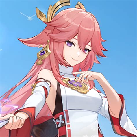 Yae Miko Official Artwork 】 Anime Characters Artwork Hello Kitty