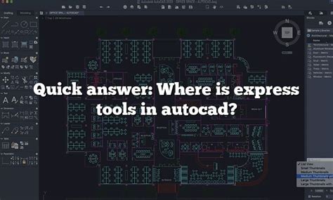 Quick Answer Where Is Express Tools In Autocad