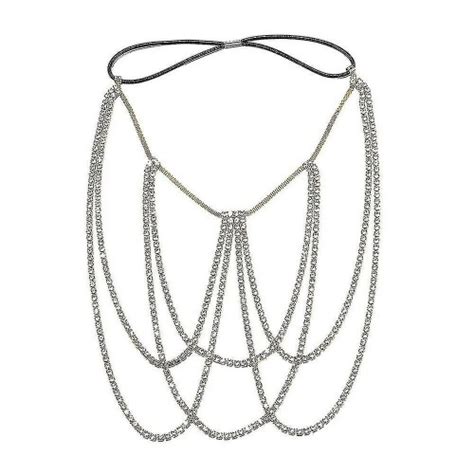 Women Leg Chain Sexy Bling Rhinestone Thigh Chain Body Jewelry Bikini