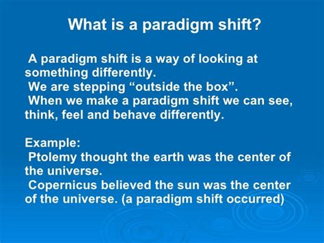 What Is A Paradigm Ppt