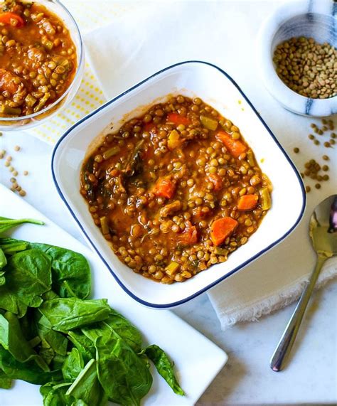 Super Hearty Moroccan Lentil Soup Recipe Moroccan Lentil Soup