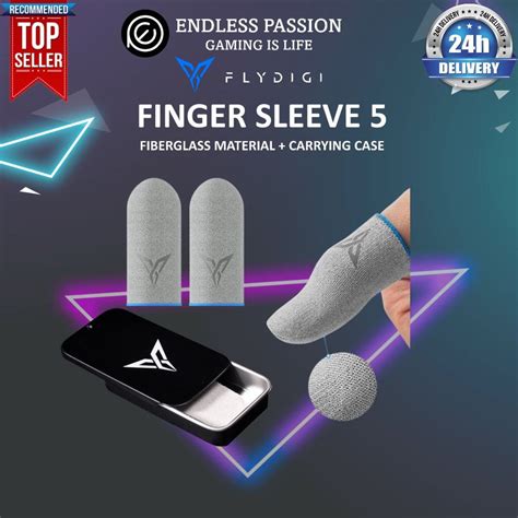 Flydigi Wasp Finger Sleeve 5 Fiberglass With Case Endless Passion