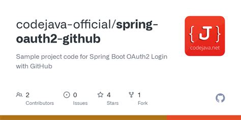 Github Codejava Officialspring Oauth2 Github Sample Project Code
