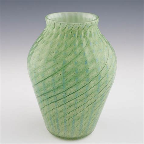 Monart Glass Vase Pre War