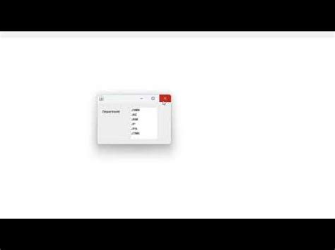 Integrative Programming And Technologies Java Swing JList YouTube