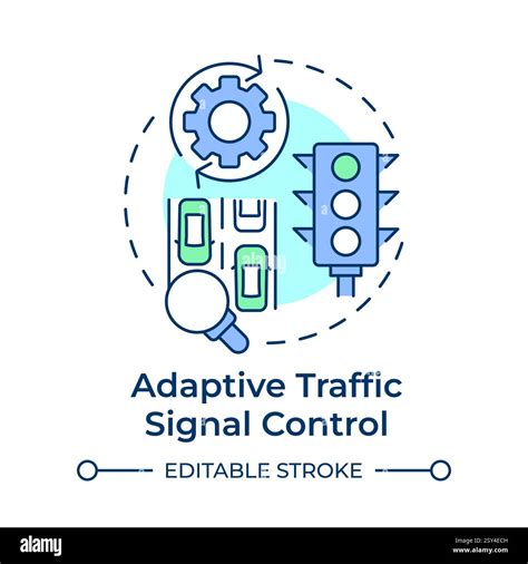 Adaptive Traffic Signal Control Multi Color Concept Icon Stock Vector Image And Art Alamy
