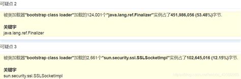 Javalangreffinalizer占用高内存javalangreffinalizer 占用很高内存 Csdn博客