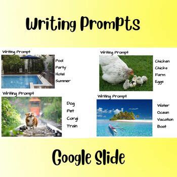 Writing Prompts Google Slides By Annasha Baird TPT