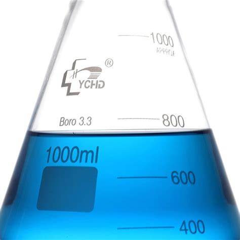 1000 Ml Erlenmeyer Flask With Graduated Measurement Suppliers China