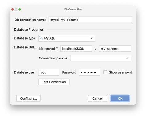 Database Connections IntelliJ IDEA Documentation