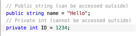 C Sharp Basics Part 2 Public And Private Variables Digital Ephemera
