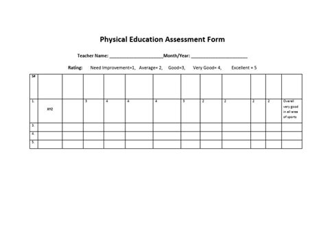 Evaluation Performa Pe Pdf