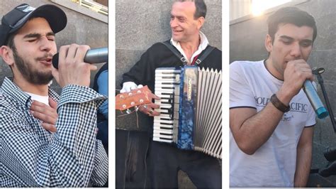 ქუჩის მუსიკოსების საოცარი შესრულება მთელი სულით და გულით ნამღერი პოპური Youtube