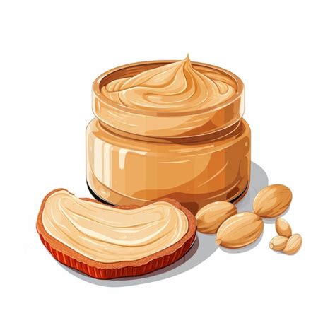 Premium Photo Hand Drawn Peanut Butter Vector Illustration With Nuts Premium Photo Hand Drawn Peanut Butter Vector Illustration With Nuts