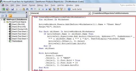 Methods To Create A List Of Hyperlinks To All Worksheets In An Excel Workbook