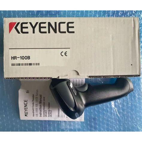 New Keyence Barcode Scanner Sensor Hr 100b Two Year Warranty