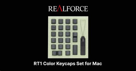製品 Realforce Rt1 カラーキーキャップセット Mac用 Realforce 日本製プレミアムキーボードの最高峰