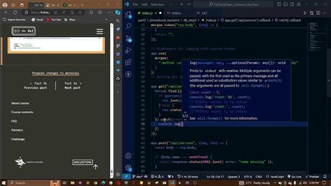 Fullstackopen Part 3 Phonebook Database Exercise 3 15 Youtube