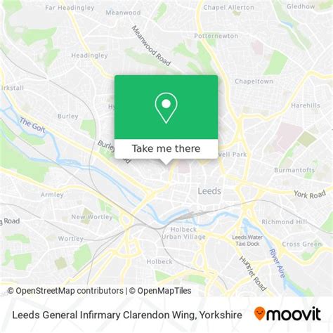 How To Get To Leeds General Infirmary Clarendon Wing By Bus Or Train