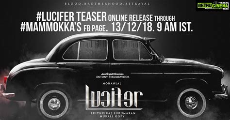 Prithviraj Sukumaran Instagram ‪lucifer Teaser Online Release