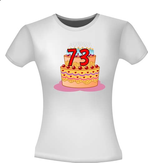 Leuk Full Colour Shirt Verjaardag 73 Jaar Goedkoop