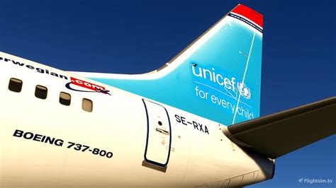 Norwegian Unicef Pack Pmdg 737 800 For Microsoft Flight Simulator