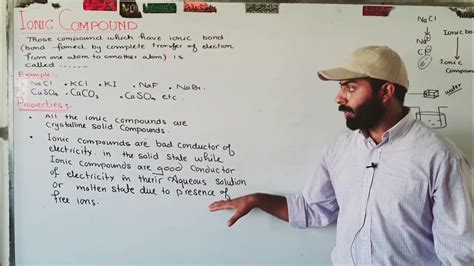 Ionic Compound And Properties Of Ionic Compund Ch 4 9th Class