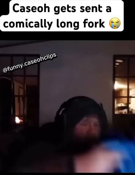 Caseoh Gets Sent A Comically Long Fork Ifunny