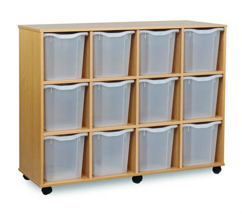 12 Jumbo Tray Unit Clear Trays Eduspace Supplies