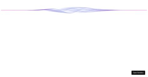 React Animated Waves Example Codesandbox