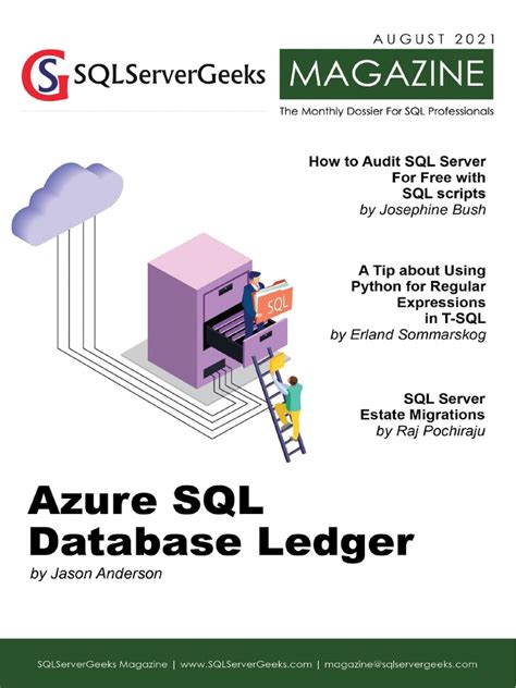 Sqlservergeeks Magazine August 2021 Download Free Pdf Microsoft Sql